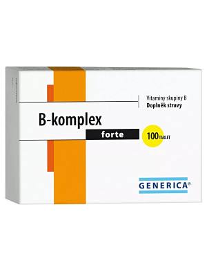 B-Komplex forte von GENERICA in Tablettenform.