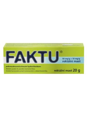 Faktu Salbe 20 g zur Behandlung von Hämorrhoiden.