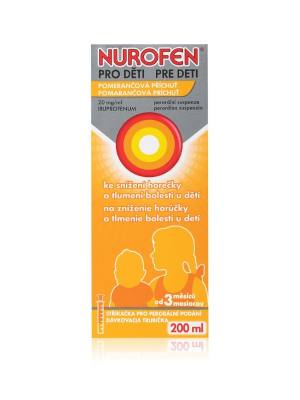 Nurofen für Kinder Orange 20 mg/ml Wirkstoff Ibuprofen