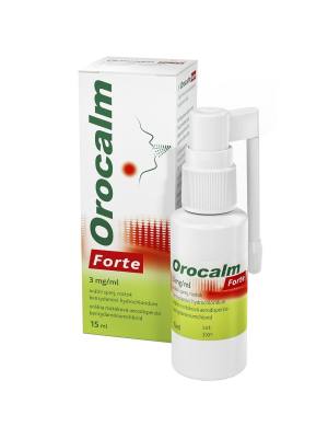 Orocalm Forte bei Halsschmerzen und Brennen im Hals.