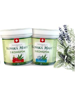 Pferdebalsam mit Hanf kühlend und wärmend Weihnachten