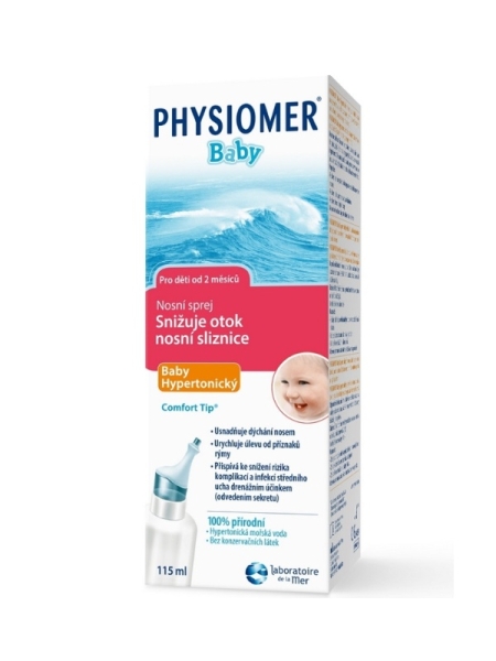 PHYSIOMER Baby Hypertonic: Ein natürliches Nasenspray.