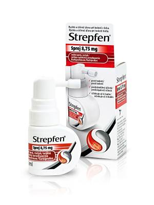 Strepfen Spray bei Halsschmerzen und Kratzen im Hals